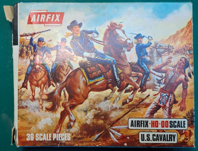RARE - AIRFIX - 1/72 - US Cavalry - Première génération - S22-59 - 58 ...