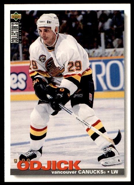 1995-96 CHOIX DU Collectionneur Gino Odjick Vancouver Canucks #290 EUR ...