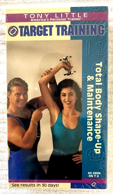 TONY LITTLE VHS Total Body Shape-Up And Maintenance Target Training New ...