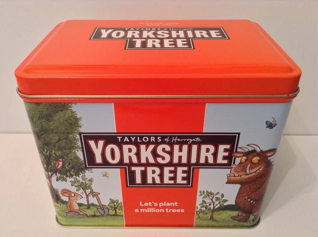 TAYLORS OF HARROGATE Yorkshire Tree Gruffalo Caddy Tin V.G.C. £13.49 ...