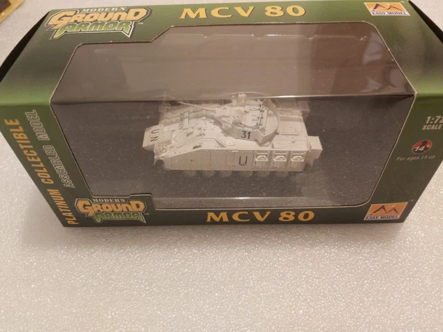 ARMY TANK CAR MCV-80 Warrior Infantry fighting Model Tanks 1/72 UK ...
