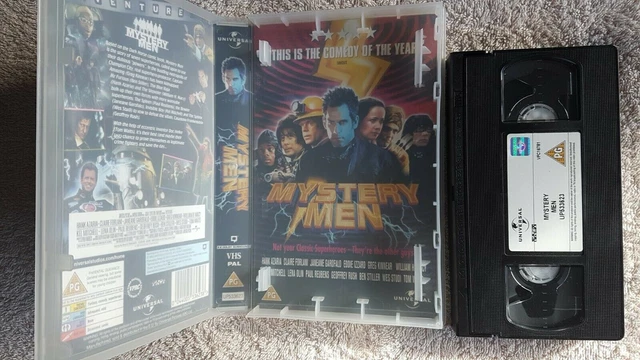 MYSTERY MEN (VHS) BIG BOX - Ben Stiller + Hank Azaria + Greg Kinnear ...