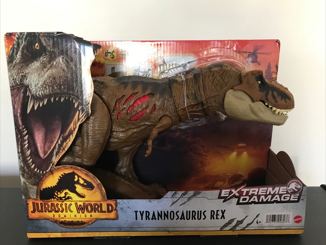 JURASSIC WORLD DOMINION T- Rex Toy Extreme Damage Figure Dinosaur New £ ...