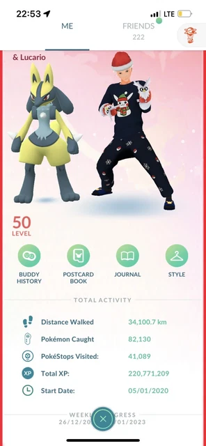 POKÉMON GO LIVELLO 50 - 1018 lucido - 224 100iv - 220.000.000Xp -33 ...