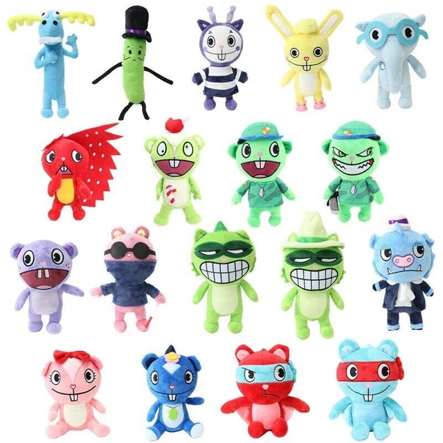 HAPPY TREE FRIENDS HTF Flippy Fliqpy Stuffed Doll Anime Plush Toy Doll ...