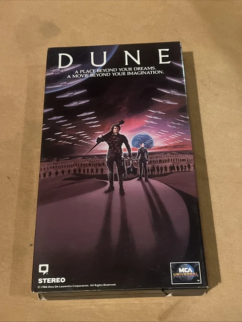 DUNE VHS 1985 Sci-Fi David Lynch Kyle MacLachlan £8.74 - PicClick UK