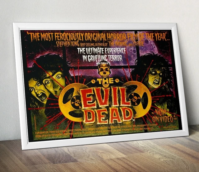 THE EVIL DEAD : King Size Vintage Movie Poster 36"x24" £8.99 - PicClick UK