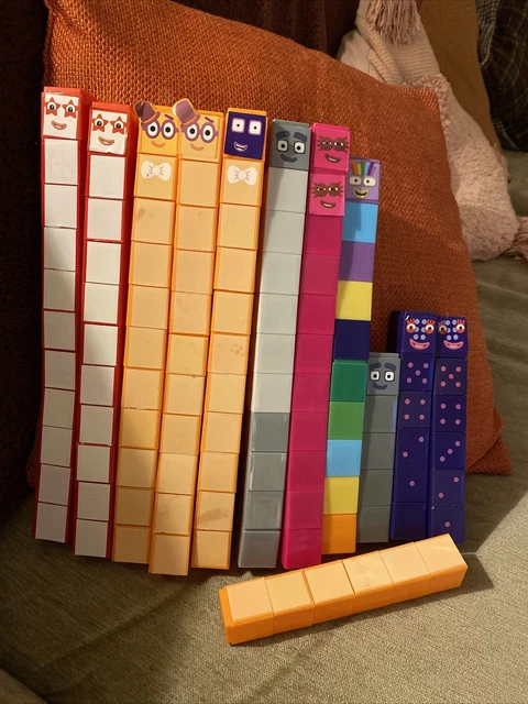 CBEEBIES MAGAZINE NUMBERBLOCKS Figures Plastic Toys Number Blocks £4.99 ...