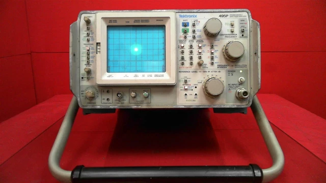 TEKTRONIX 495P PROGRAMABLE Spectrum Analyzer Opt 39 FOR PARTS OR REPAIR EUR 263,90 - PicClick IT