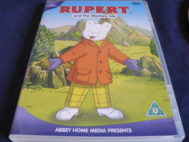 RUPERT BEAR 3 Adventures DVD and the Mystery Isle Mirrorland Marsh ...