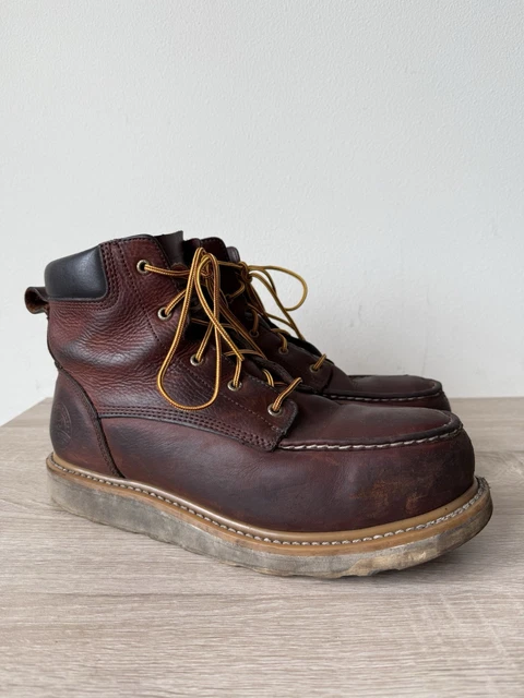 RED WING IRISH Setter Ashby Steel Toe Brown Leather Work Boots Mens 12 ...