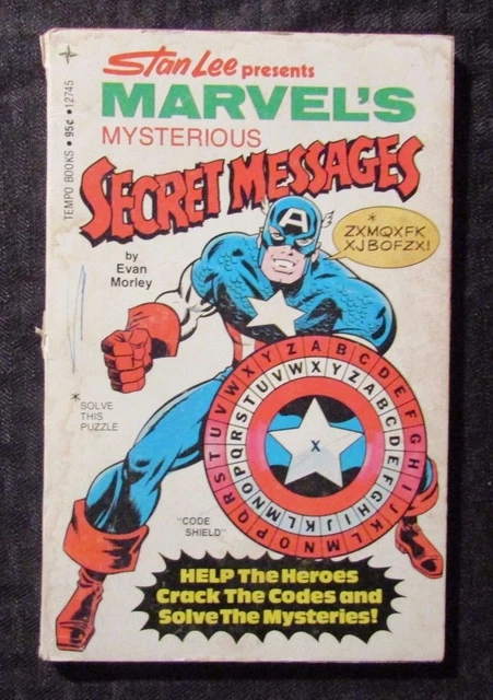 1977 MARVEL'S SECRET MESSAGES par Evan Morly VG - Tempo Paperback ...