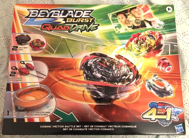 HASBRO BEYBLADE BURST Quaddrive Cosmic Vector Battle Set New Sealed In ...