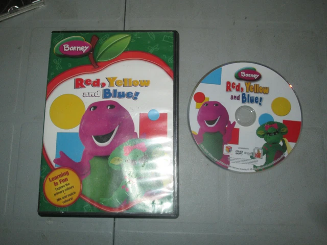 BARNEY - RED, Yellow And Blue (DVD) Region 1 $4.61 - PicClick CA