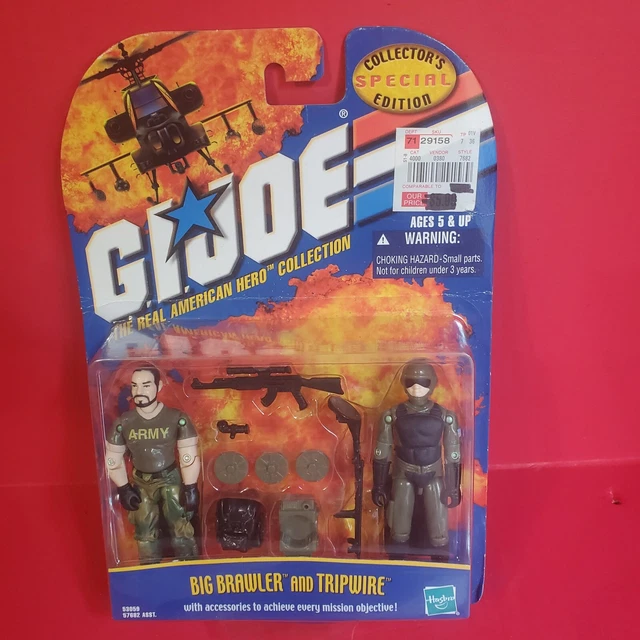 G.I. JOE HERO Collection: Big Brawler & Tripwire Set, Hasbro 2001 nuevo ...