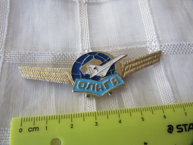 RUSSIAN AIRLINE ? WINGS PILOT AIRCRAFT rare pin badge (# 334) EUR 5,77 ...