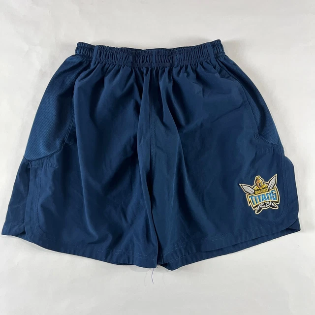 GOLD COAST TITANS Classic NRL Training Gym 5" Running Shorts Mens ...