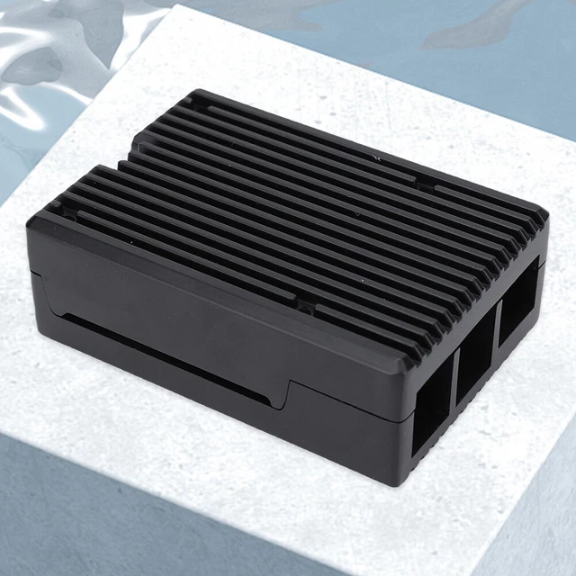 Raspberry Pi 5 Case Raspberry Pi 5 Aluminum Heatsink Case Black For