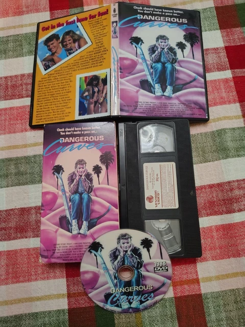 DANGEROUS CURVES '88 VHS DVD Teen 80s EVA LaRUE TATE Martha Quinn ...