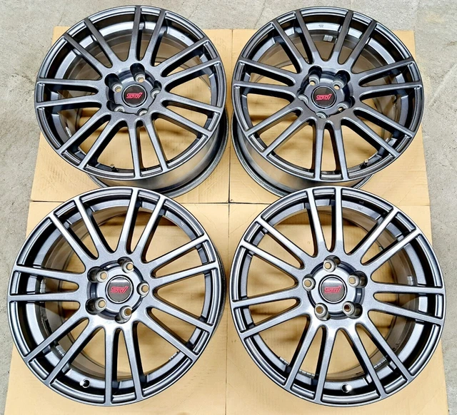JDM SUBARU WRX STI Spec C Genuine 18 inch wheels 4wheels set Brembo Le ...