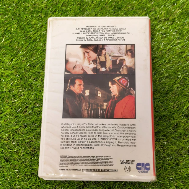 STARTING OVER - Ex Rental VHS Big Box Tape $29.90 - PicClick AU