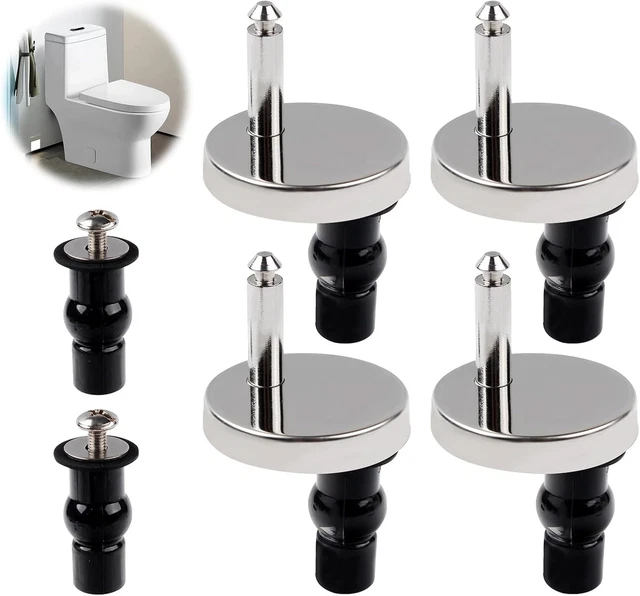 4 PACK QUICK Release Toilet Seat Fixings, Universal Hinge... £9.19 ...