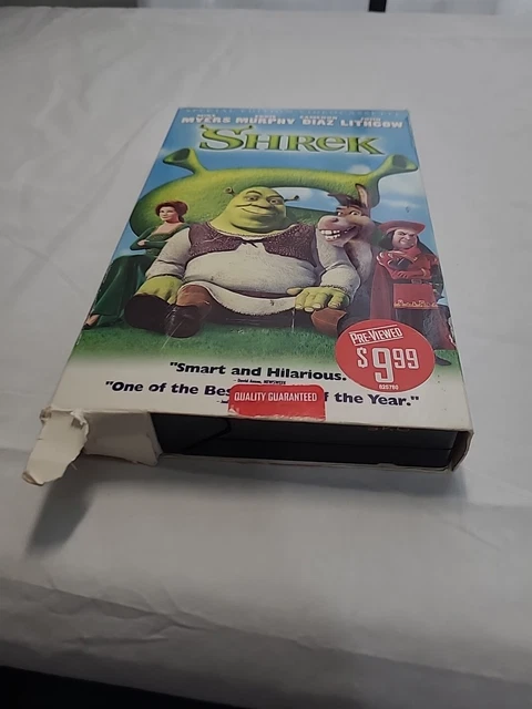 SHREK (VHS, 2001) Special Edition Video Cassette - Oversized Box ...