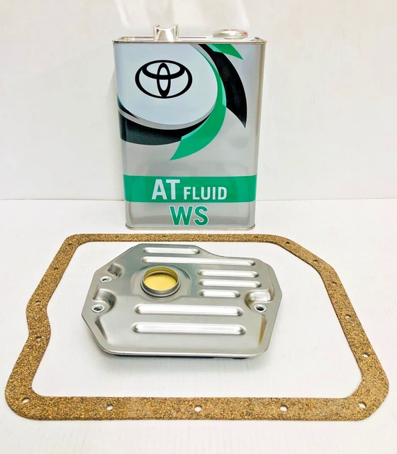 GENUINE TOYOTA ATF Ws Fluid Auto Gearbox Oil Filter Gasket Kit 4L U140E ...