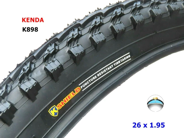 KENDA BIKE TYRE K898 KShield puncture resistant, size 26 x 1.95, ETRTO 50-559 EUR 25,41 ...