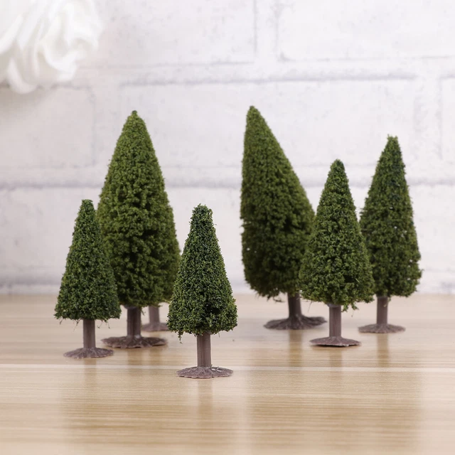 15 PCS MODEL Cedar Tree Trees Scenery Woodland Scenics Scale Mix £14.65 ...