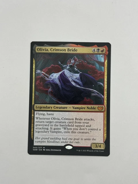 OLIVIA, CRIMSON BRIDE 245/277 Innistrad : Crimson Vow VOW MTG Magic EUR ...