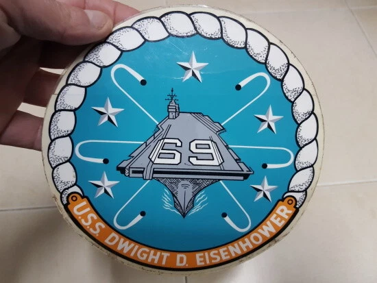 OFFICIAL US MILITARY 1970s USS Dwight D. Eisenhower Aircraft Carrier ...