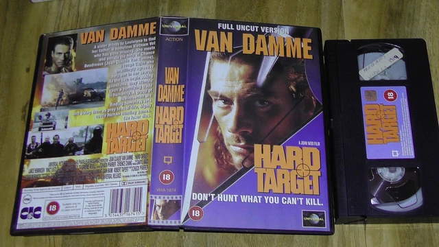 HARD TARGET VHS Video Tape Big Box Ex Rental CIC Paramount Universal £4 ...