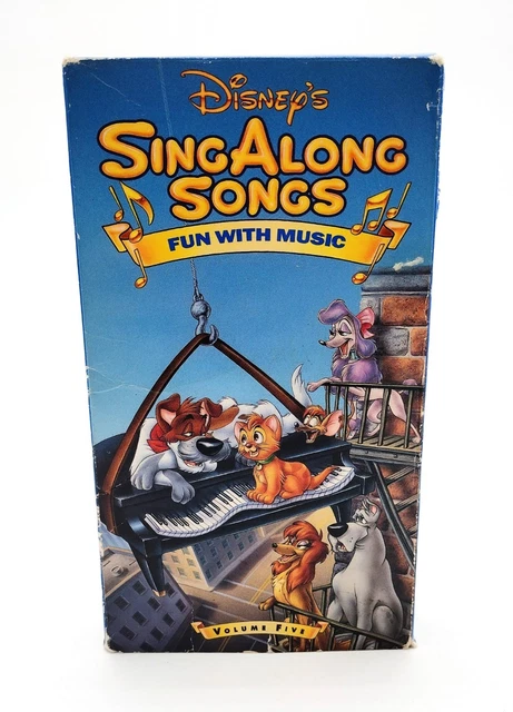 DISNEYS SING ALONG Songs - Fun With Music VHS Tape 1993 Volume 5 Kids Show Film £25.49 - PicClick UK
