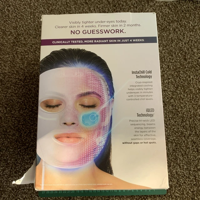 SHARK CRYO GLOW Under Eye Cooling + LED anti-Aging & Skin Clearing Mask ...