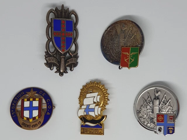 LOT INSIGNES MILITAIRES Intendance Commissariat CAT SCA EUR 31,20 ...