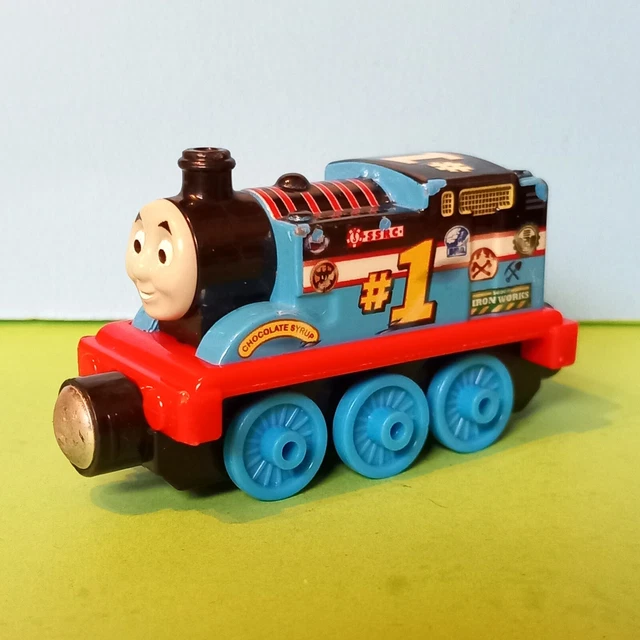 THOMAS THE TANK Engine & Friends Racing Thomas #1 Take N Play Diecast ...