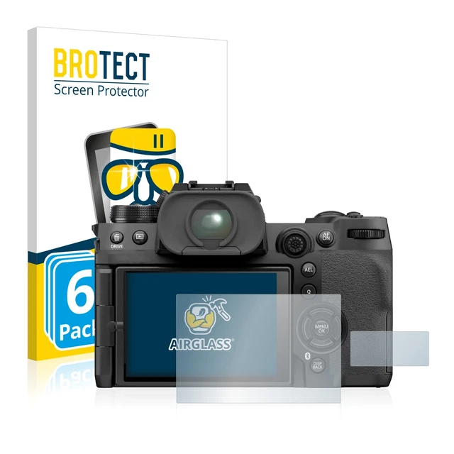 6X BROTECT ARMORED glass film for Fujifilm X-H2S protection glass film ...