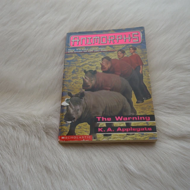 VINTAGE K.A. APPLEGATE The Warning Vintage ANIMORPHS Book 16 Rhino Book ...