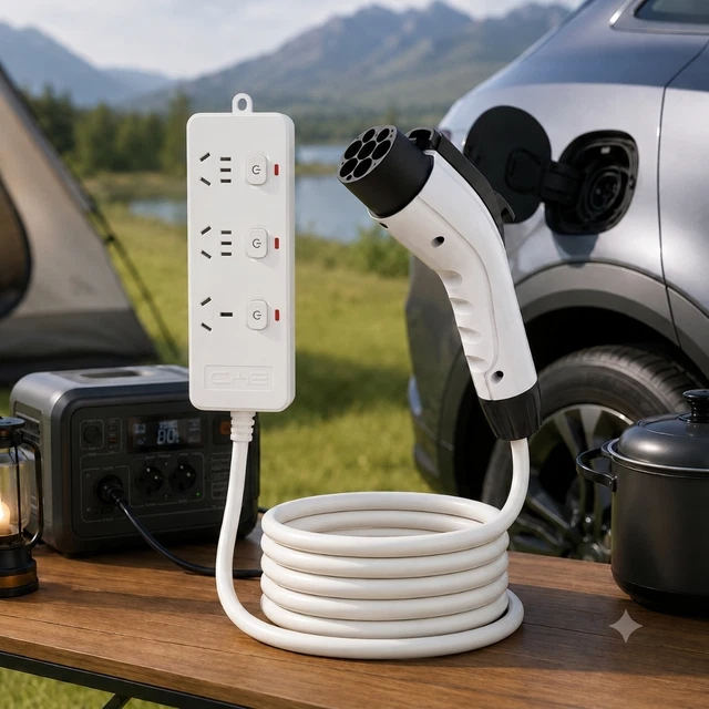 ORIGINAL BYD TRAVEL Adapter V2L: Schuko, 220V-230V, Electric Outlet ...