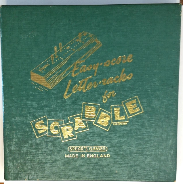 EASY SCORE LETTER racks - Scrabble - Spears Games - ORIGINAL VINTAGE ...