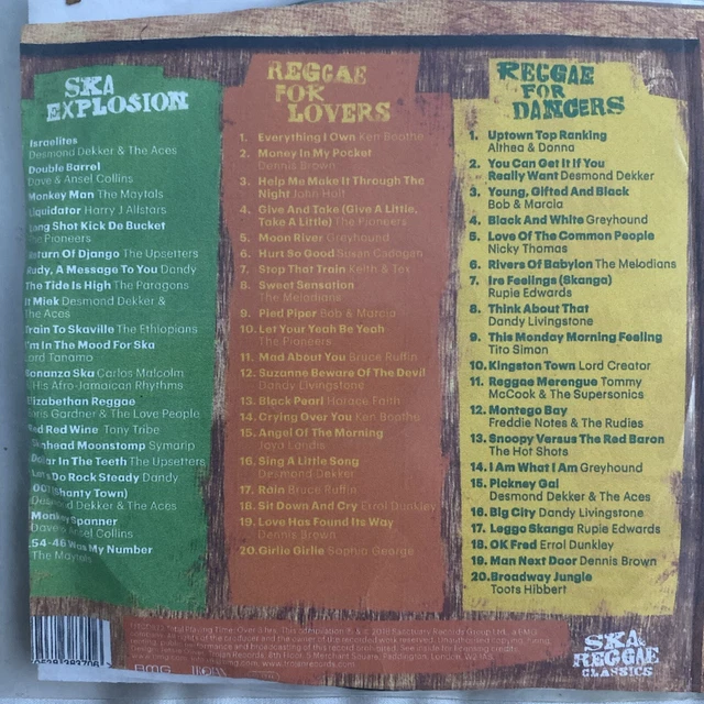 TROJAN SKA & Reggae & Classics Box Set - Various Artists 3CDs £8.00 ...