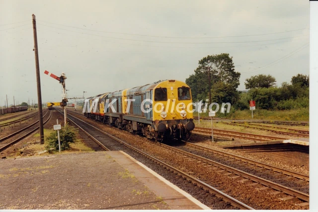 RAIL PHOTO CLASS 20 20025 20092 37068 31552 @ Barnetby 12/7/91 to ...