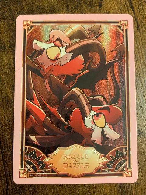 HAZBIN HOTEL TRADING Card 33/50 Razzle and Dazzle - Foil - Common - 2nd ...