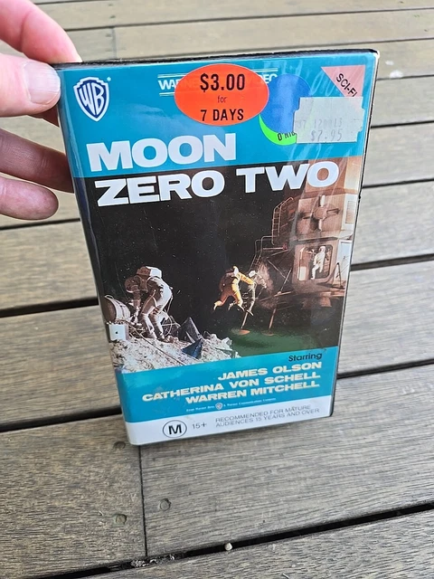 MOON ZERO TWO VHS RARE BIG BOX PAL WARNER AUSTRALIA $100.00 - PicClick AU