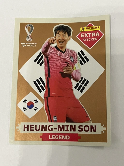 PANINI WORLD CUP Qatar 2022 Heung-Min Son Bronze Extra Legend Sticker ...