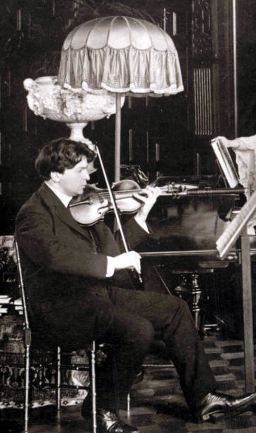 FAMOUS ROMANIAN VIOLINIST composer and conductor George Enescu 1950s ...