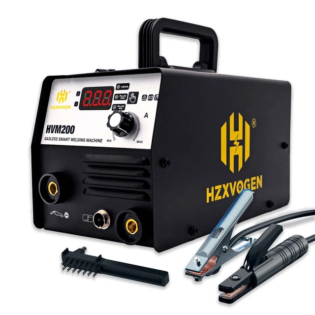HITBOX 200A MIG Welder 110V 2in1 Gasless Flux Core ARC MMA IGBT Welding ...