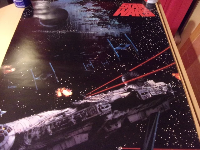 STAR WARS ROTJ Space Battle Poster 1991 Portal Publications PTW651 ...