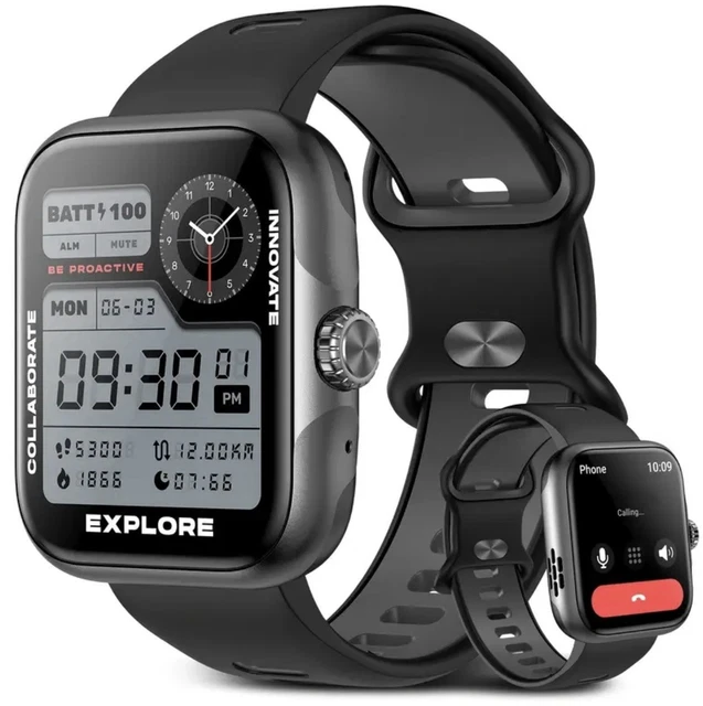 BLACKVIEW R50 SMARTWATCH w/ Alexa Voice Call GPS Tracking 100+ Sport ...